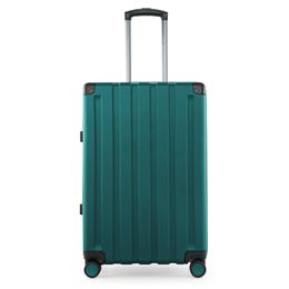 Hartschalen-Trolley Hauptstadtkoffer "Q-Damm, verschiedene Farben und Größen", Gr. B/H/T: 45,5 x 68 x 27 71, grün (aquagrün), ABS, festlich, Koffer, Hartschalenkoffer Reisekoffer Trolley mit TSA-Schloss