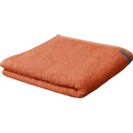 Duschtuch Ross "Selection", orange, B:70cm L:140cm, Frottier, Obermaterial: 100% Baumwolle, Handtücher, 100 % Bio-Baumwolle
