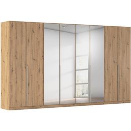 Drehtürenschrank Rauch "Kleiderschrank Schrank Garderobe AGORDO mit Dekor- oder Hochglanzfront", eiche artisan, B:360cm H:210cm T:54cm, Holzwerkstoff, Schränke, durchdachte Innenausstattung, in 7 Breiten und 2 Höhen MADE IN GERMANY, Topseller