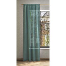 Neutex for you! Vorhang NEUTEX FOR YOU "Mara-ECO" Gr. 1, gr&uuml;n (smaragd), B:144cm H:245cm, Jacquard, Polyester, Gardinen