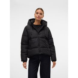 Véro Moda Steppjacke VERO MODA "VMSOPHIE SHORT JACKET GA BOO", Damen, Gr. M, schwarz, Web, Obermaterial: 100% Polyester, unifarben, regular fit, elastischer Bund, Jacken