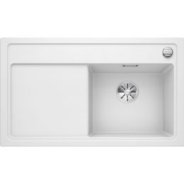 Küchenspüle Blanco "ZENAR 45 S", weiß, B:86 H:19 T:51, Verbundwerkstoff, Küchenspülen, Mit Ablauffernbedienung