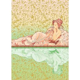 Vliestapete Komar "Digitaldruck Vlies - Réflexion - Größe 200 x 280 cm", bunt, B:200 L:280, Vlies, Tapeten, Wohnzimmer, Schlafzimmer
