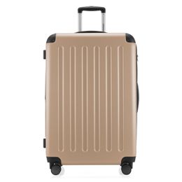 Hartschalen-Trolley Hauptstadtkoffer "Spree, verschiedene Farben und Größen", Gr. B/H/T: 50cm x 75cm x 30cm 101 l, beige (champagner), ABS, Polycarbonat, Koffer, Reisegepäck Hartschalen-Koffer mit Volumenerweiterung und TSA Schloss
