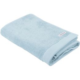 Duschtuch Tom Tailor HOME "COLOR BATH", blau (sky blau), B:70cm L:140cm, Frottier, Frottier, Handtücher, 100% Baumwolle, 70x140 cm, uni, große Farbauswahl