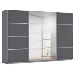 Kleiderschrank Rauch "Schwebetürenschrank OTTO´s Choice Garderobe Schrank TOP ANGEBOT Avola", graumetallic, leisten chrom, B:315cm H:229cm T:62cm, Holzwerkstoff, Schränke, mit eleganten Zierleisten in Chrom, Schwarz oder Weiß MADE IN GERMANY