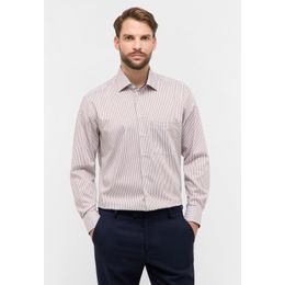 Langarmhemd Eterna "COMFORT FIT", Herren, Gr. 40, Normalgrößen, beige, Twill, 100% Baumwolle, normal, Manschette, Hemden, NON IRON (bügelfrei)