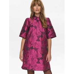 Nümph Jerseykleid NÜMPH "Nümph Dress NUVIDA", Damen, Gr. 38, fandango pink, Obermaterial: 100% Polyester, Kleider