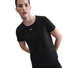 Tanktop Nike "W NK ONE CLASSIC DF SS TOP WT", Damen, Gr. L, schwarz, weiß, Obermaterial: 89% Polyester, 11% Elasthan, Tops