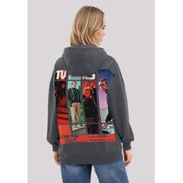 Kapuzenpullover F4NT4STIC "TV Times Patrick McGoohan The Prisoner 1967 Cover", Damen, Gr. XS, off schwarz, Obermaterial: 80% Baumwolle, 20% Polyester, oversize, Pullover, Premium Qualität