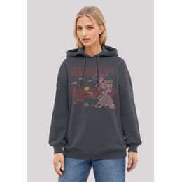 Kapuzenpullover F4NT4STIC "US National Parks Grand Canyon Sunrise", Damen, Gr. S, off schwarz, Obermaterial: 80% Baumwolle, 20% Polyester, oversize, Pullover, Premium Qualität