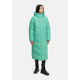 Winterjacke Marikoo "Ranja", Damen, Gr. 4XL, crystalgrün, Obermaterial: 100% Polyester; Futter: 100% Polyester; Wattierung: 100% Polyester; Ärmelfutter: 100% Polyester, Jacken, mit fester Kapuze und hohem Stehkragen