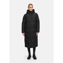 Winterjacke MARIKOO "Ranja", Damen, Gr. L, schwarz, Obermaterial: 100% Polyester; Futter: 100% Polyester; Wattierung: 100% Polyester; Ärmelfutter: 100% Polyester, Jacken, mit fester Kapuze und hohem Stehkragen