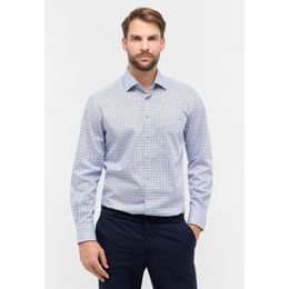 Langarmhemd Eterna "COMFORT FIT", Herren, Gr. 40, Normalgrößen, royal blau, Twill, 100% Baumwolle, normal, Manschette, Hemden, NON IRON (bügelfrei)