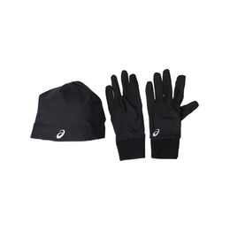 asics 3er Set Mütze Handschuhe Performance (001), Größe L - 11teamsports