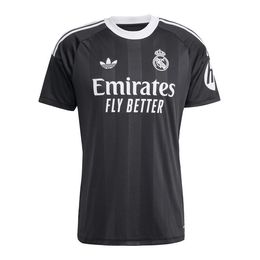 Adidas Real Madrid Torwarttrikot 3rd 2025/2026 Schwarz, Größe L, Herren, Fan Artikel - 11teamsports