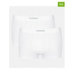 Sloggi 2er-Set: Boxershorts ''Ever Ease'' in Weiß - 11% | Größe XL | Herren-waesche