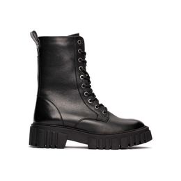 Clarks Leder-Boots "Page" in Schwarz - 50% | Größe 40 | Damen-stiefel