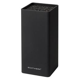 ECHTWERK Universal-Messerblock "Square" in Schwarz - (B)9,5 x (H)22 x (T)9,5 cm - 36% | Kuechenhelfer