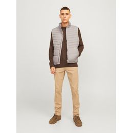 Jack & Jones Jack & Jones Steppweste "Estate" in Grau - 72% | Gr&ouml;&szlig;e M | Herrenjacken