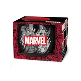 b store Stor Tasse "Marvel" in Schwarz/ Rot - 380 ml - 11% | Gedeckter-tisch