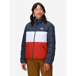 Marmot Steppjacke "Ares" in Dunkelblau/ Weiß/ Rot - 36% | Größe S | Damenjacken