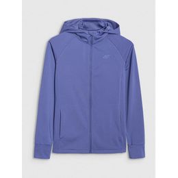 4F Sweatjacke in Blau - 47% | Größe M | Damen-sweatshirts-jacken