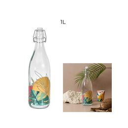 Garden Spirit B&uuml;gelverschlussflasche ''Paradis Exotique'' in Bunt - 1 l - 27% | Aufbewahren-servieren