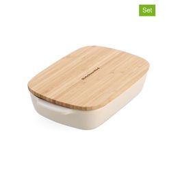 KitchenAid 2tlg. Set: Auflaufform in Creme - 900 ml - 11% | Kochgeschirr