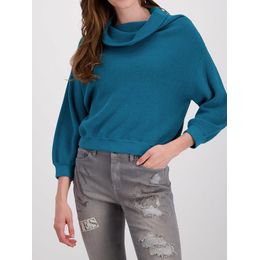 monari Rollkragenpullover in Blau - 73% | Größe 44 | Damen-pullover-cardigans