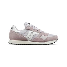 Saucony Leder-Sneakers "DXN Trainer" in Rosa/ Grau - 27% | Gr&ouml;&szlig;e 37,5 | Damen-sneakers