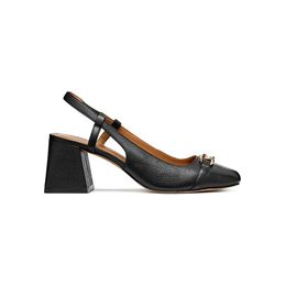 Geox Leder-Pumps "Coronilla" in Schwarz - 63% | Größe 37,5 | Pumps