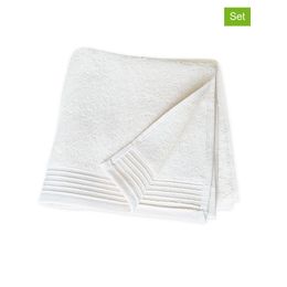 Framsohn 4er Set: Handtücher "Premium" in Weiß - 12% | Größe 50x100 cm | Badtextilien