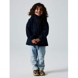name it Softshelljacke "Alfa08" in Dunkelblau - 37% | Größe 122 | Kinder-outdoor-jacken