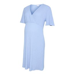 MAMALICIOUS Umstand Kleid 'NOVA TESS' Damen Gr&ouml;&szlig;e 34 taubenblau Winterkleid