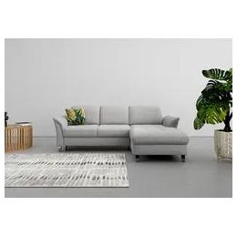 Sit & More Ecksofa SIT & MORE "Maggiore L-Form", grau, B:258cm T:173cm, 95% Polyester, 5% Polyamid, Sofas, wahlweise mit Kopfteilverstellung, Bettfunktion und Bettkasten
