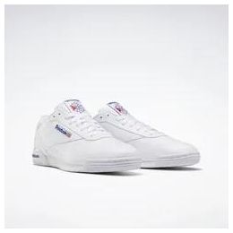Sneaker Reebok CLASSIC "EX-O-FIT CLEAN LOGO INT", Gr. 42, blau (int, weiß, royal, blau), Leder, Schuhe Herrenschuh Sneaker