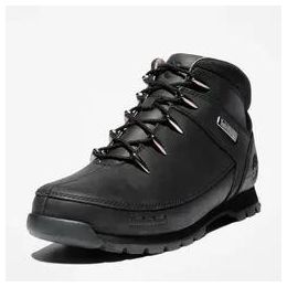 Schnürboots Timberland "EURO SPRINTMID LACE UP BOOT", Gr. 44, schwarz, Leder, Synthetik, Schuhe, Winterstiefel, Schnürstiefel, Winterschuhe