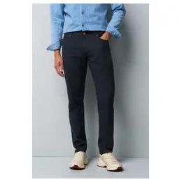 5-Pocket-Jeans MEYER "M5 Slim", Herren, Gr. 35, Länge 34, blau (marine), 75% Baumwolle;21% Lyocell;4% Elasthan, unifarben, slim fit lang, Jeans, aus Bio-Baumwolle