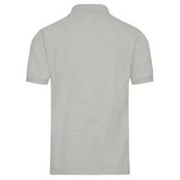 Poloshirt TRIGEMA "TRIGEMA Poloshirt DELUXE Piqué", Damen, Gr. S, grau (grau, melange), 100% Baumwolle, Basic, Shirts