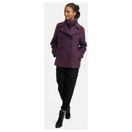 Winterjacke Marikoo "Aylaraa", Damen, Gr. S, lila (dusty plum), Obermaterial: 90% Polyacryl, 8% Viscose, 2% Elasthan, Jacken, Elegante Designer Winterjacke