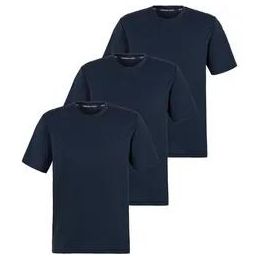T-Shirt Copenhagen Studios, Herren, Gr. XXL, blau (navy), Jersey, Obermaterial: 100% Baumwolle, unifarben, Basic, bequem normal, Rundhals, abgesteppte Kante, Shirts T-Shirt, Unterziehshirt aus hochwertiger Bio-Baumwolle