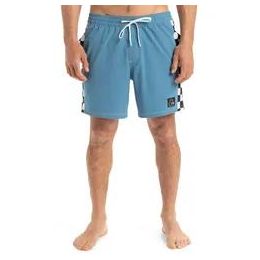 Boardshorts Quiksilver "Original Arch Volley 17"", Herren, Gr. L, blau (coronet blau), 92% Polyester, 8% Elasthan, Hosen