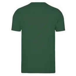 T-Shirt TRIGEMA "TRIGEMA T-Shirt DELUXE Baumwolle", Damen, Gr. S, grün (efeu), 100% Baumwolle, Basic, Shirts