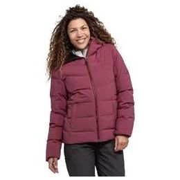 Schöffel Daunenjacke SCHÖFFEL "Down Jacket Style Vindave WMS", Damen, Gr. 44, lila (acai), Obermaterial: 90% Polyester, 10% Elasthan. Wattierung: 100% Daunen, Jacken, Wärmend, winddicht, wasserabweisend