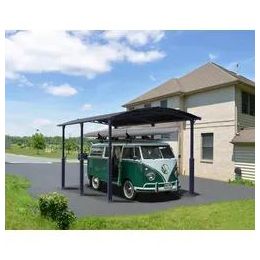 Einzelcarport PALRAM - CANOPIA "Alpine", grau (anthrazit), B/H/T: 259cm x, Carports, wartungsfrei
