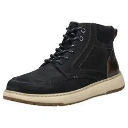 Sneaker Josef Seibel "Josef Seibel Sneaker Leder", Herren, Gr. 43, blau (dunkelblau), Leder, Schuhe
