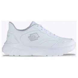 Sneaker Lotto, Gr. 43, weiß, leuchtendesgrau, Synthetik, Textil, Schuhe