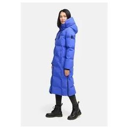 Winterjacke Marikoo "Tikoraa", Damen, Gr. L, galaxy blau, Obermaterial: 100% Polyester; Futter: 100% Polyester; Wattierung: 100% Polyester; Ärmelfutter: 100% Polyester, Jacken, mit extra langem Schnitt und hohem Kragen