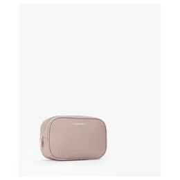Beautycase Valentino BAGS "HARD COSMETIC CASE FALAK RE", Gr. B/H/T: 22cm x 14cm x 8cm, taupe, Polyurethan, Taschen